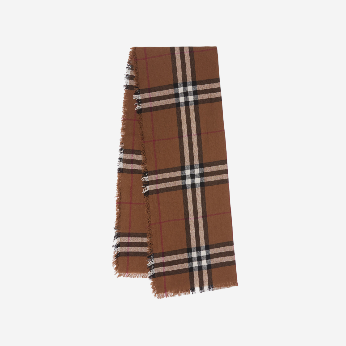 버버리 체크 캐시미어 스카프 버치 브라운 Burberry Kream