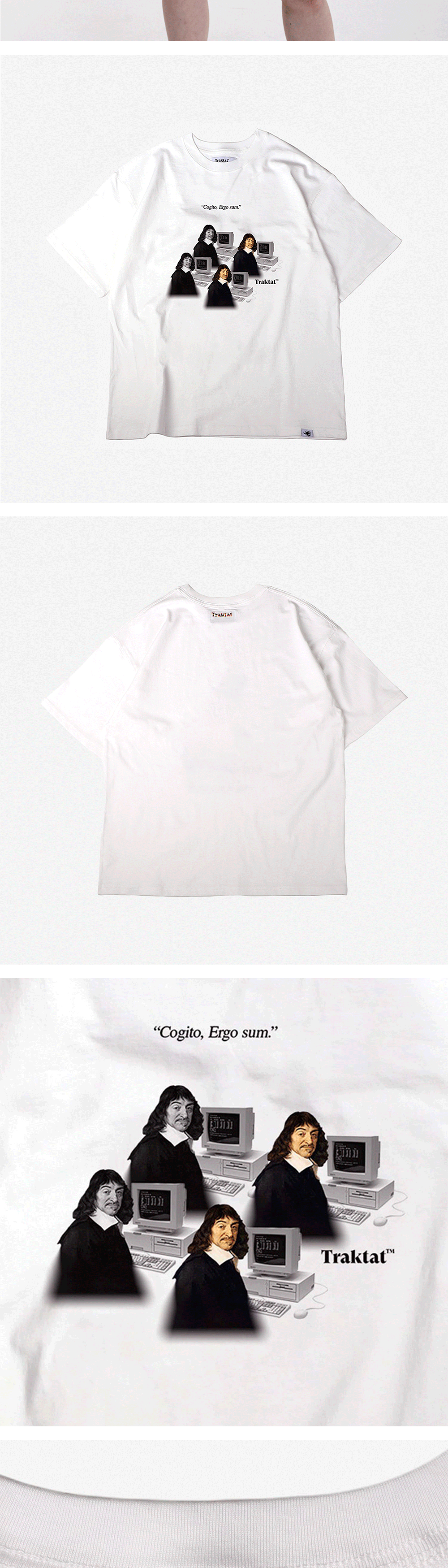 트락타트 데카르트 티셔츠 화이트 | Traktat | KREAM