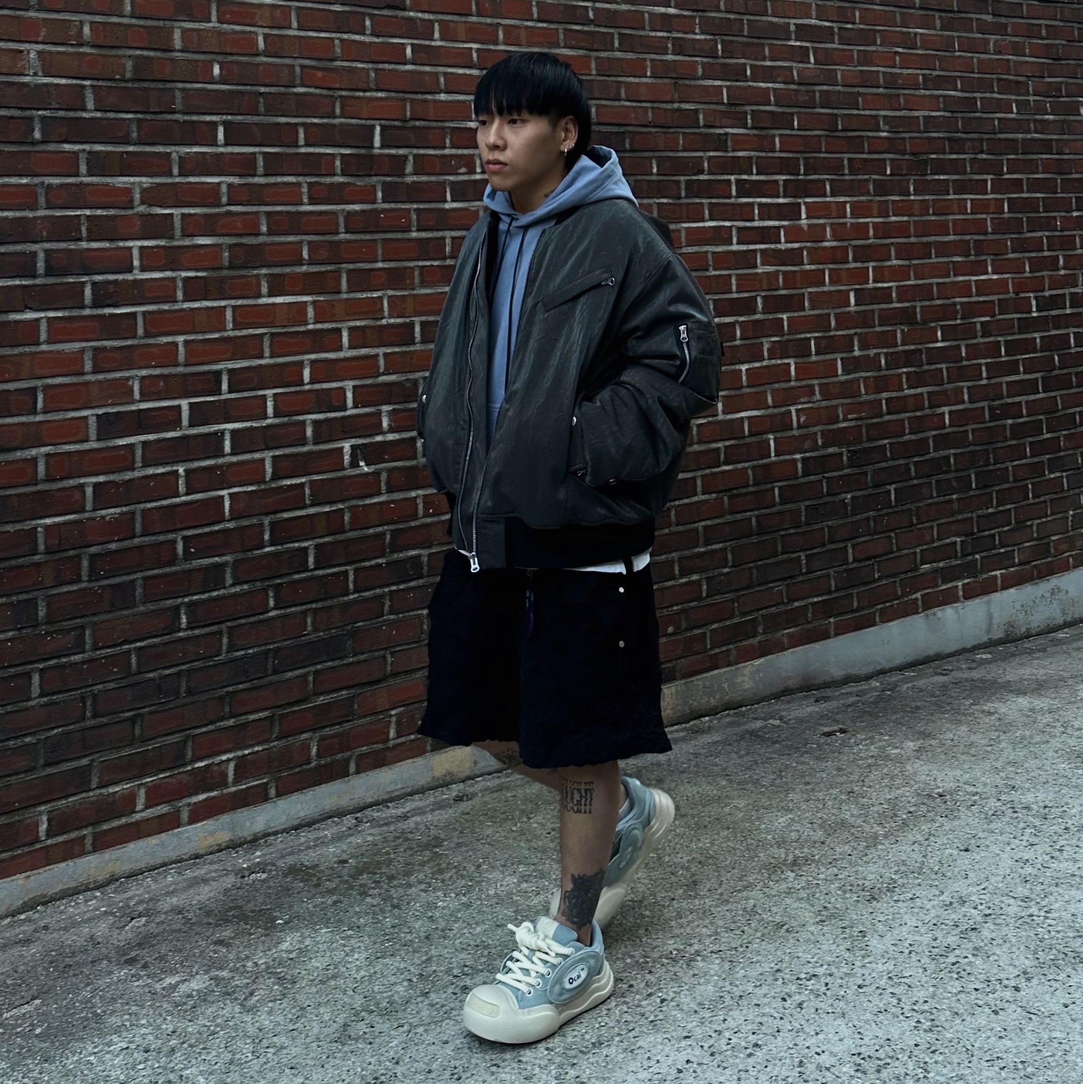 유틸리티 짚 오버사이즈 ma-1 | KREAM