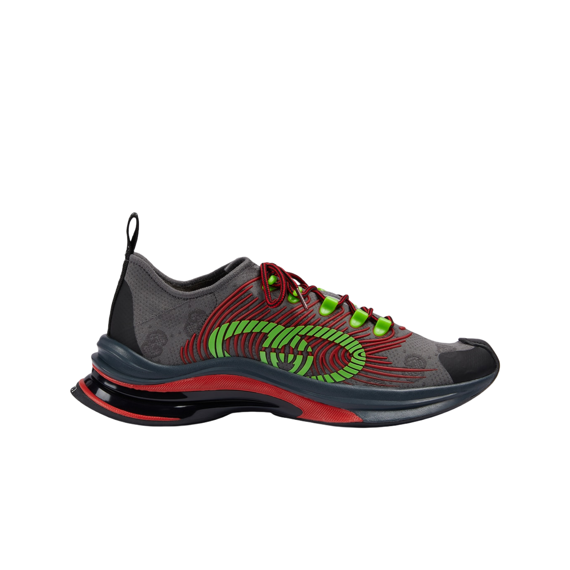 구찌 런 트레이너 다크 그레이 패브릭 | Gucci | KREAM