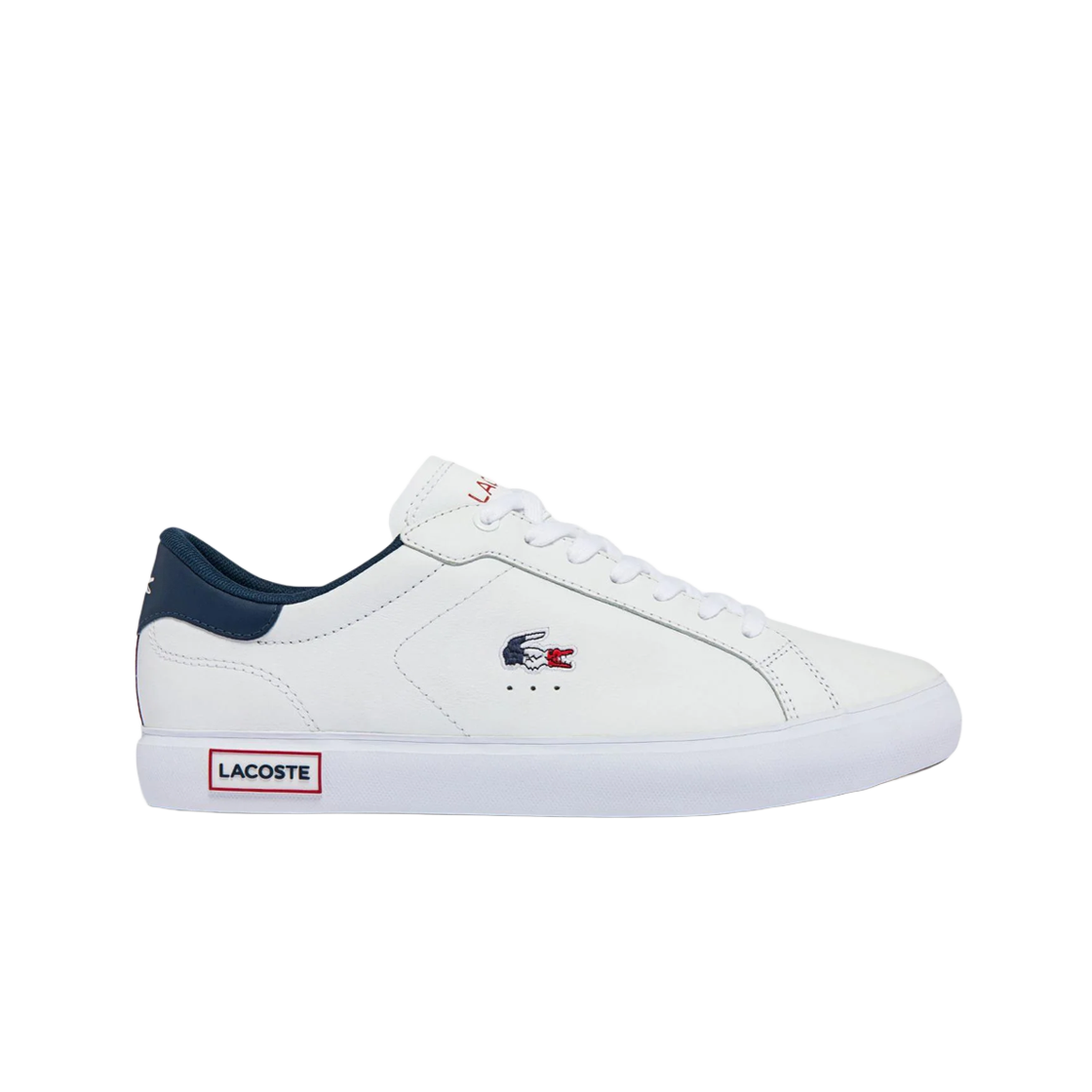 라코스테 파워코트 스니커즈 화이트 Lacoste Kream