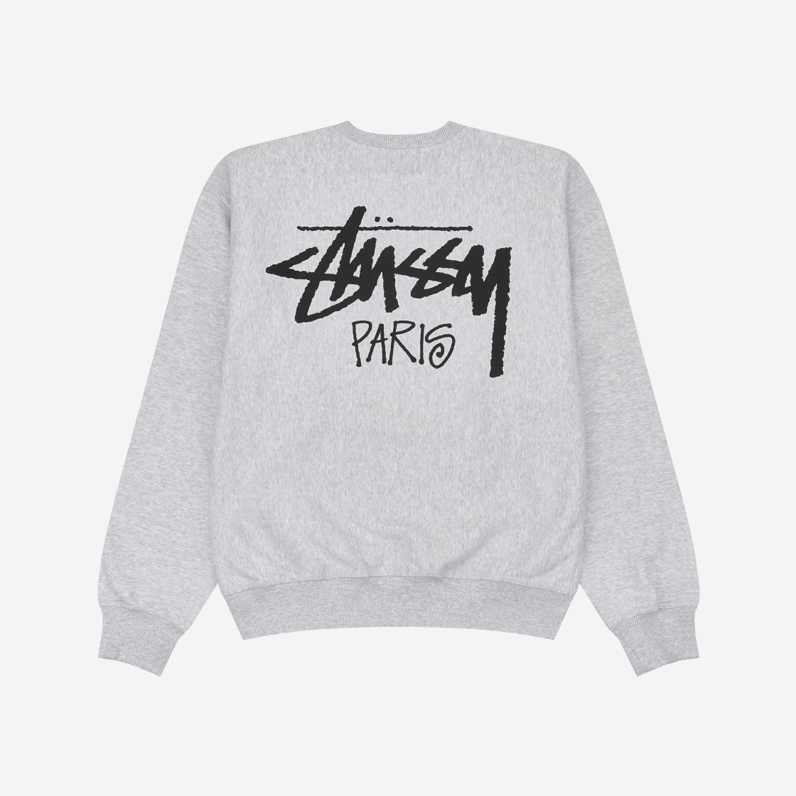 스투시 스탁 파리 크루넥 애쉬 헤더 | Stussy | KREAM