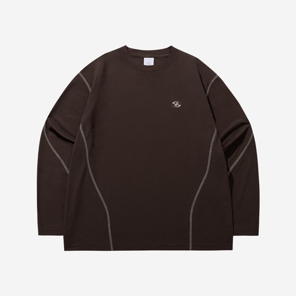 산산기어 스티치 롱슬리브 브라운 - 23FW | Sansan Gear | KREAM
