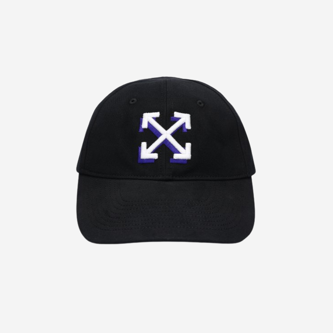 오프화이트 애로우 베이스볼 캡 블랙 화이트 | Off-White | KREAM