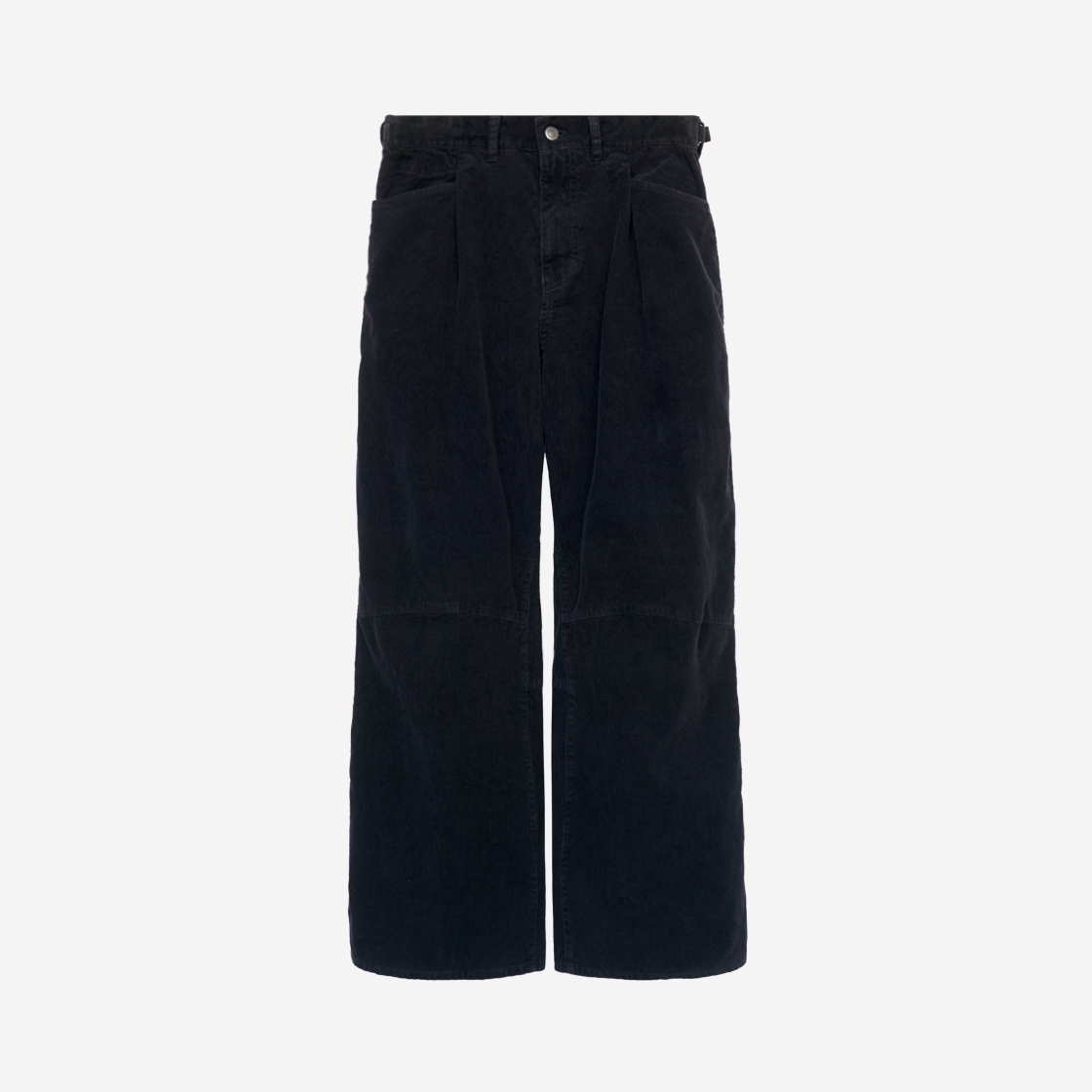 폴리테루 원 턱 고시마 팬츠 코듀로이 블리치드 블랙 | Polyteru | KREAM