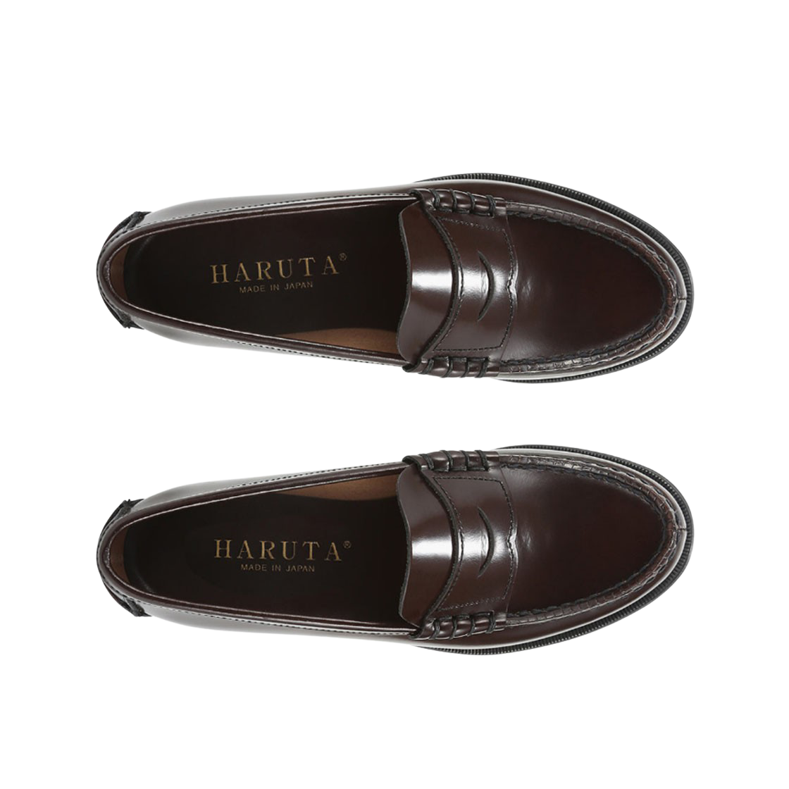 (W) 하루타 레더 페니 로퍼 브라운 | HARUTA | KREAM