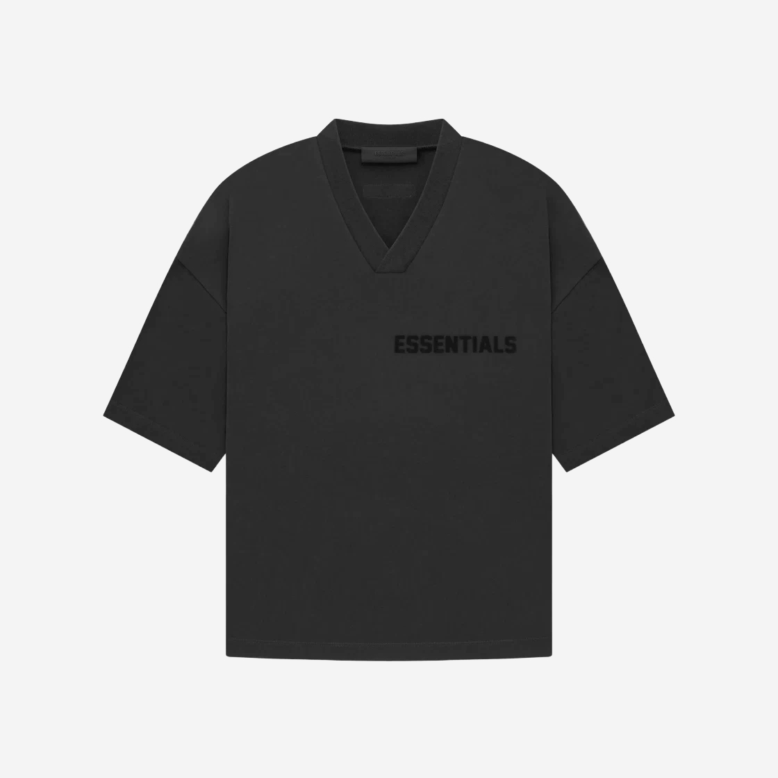 에센셜 더 블랙 컬렉션 브이넥 블랙 - 23SS | Essentials | KREAM