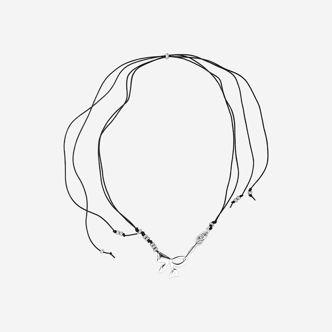 센티멍 넘버 413 리본 홀 네크리스 | SENTIMENTS | KREAM