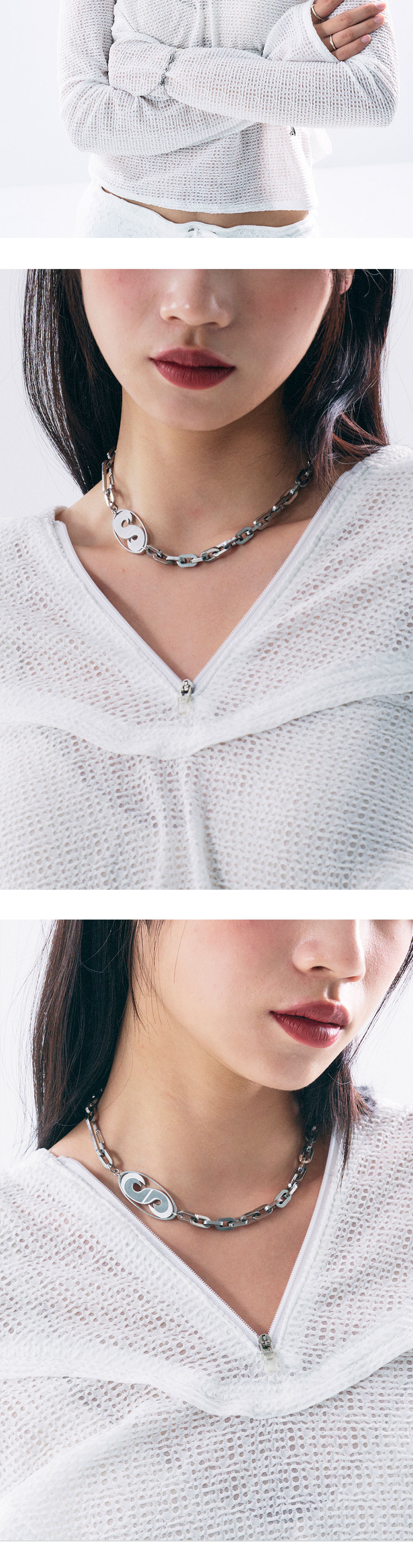 센티멍 넘버 418 네크리스 실버 | SENTIMENTS | KREAM