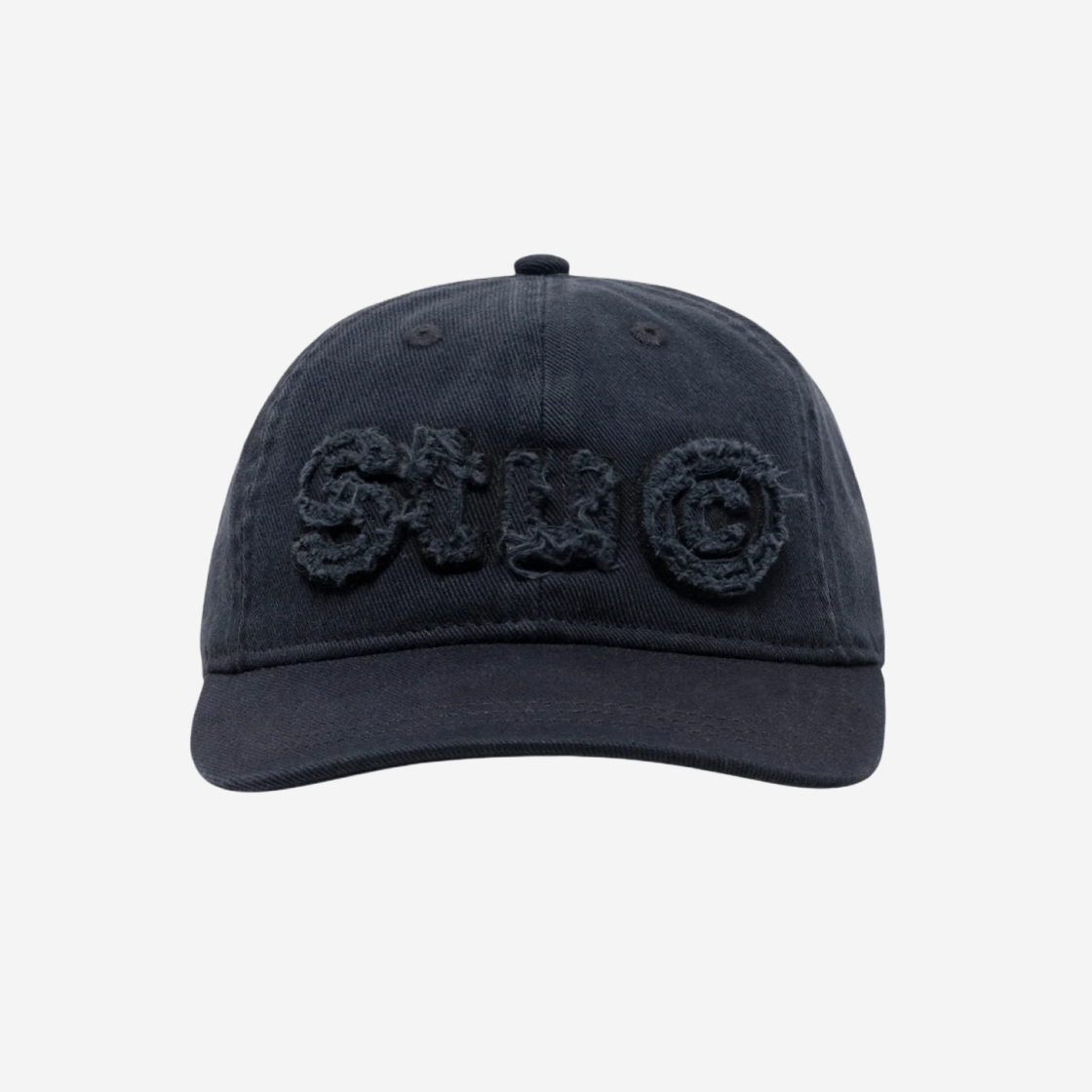 스투시 로우 프로 카피라이트 아플리케 스트랩백 캡 네이비 Stussy Kream