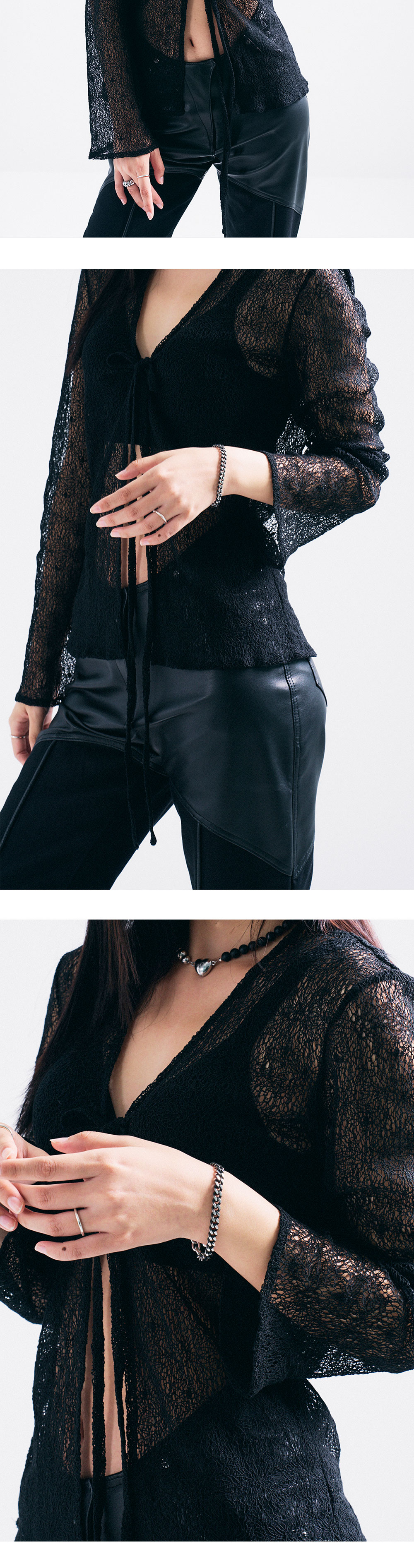 센티멍 넘버 399 브레이슬렛 블랙 | SENTIMENTS | KREAM