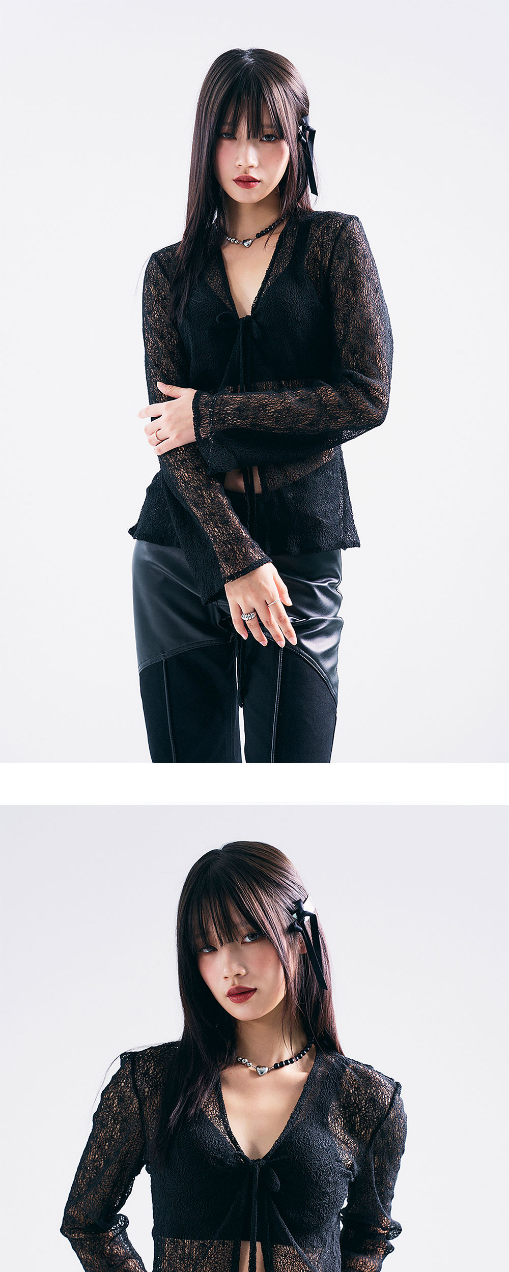 센티멍 넘버 432 네크리스 블랙 | SENTIMENTS | KREAM