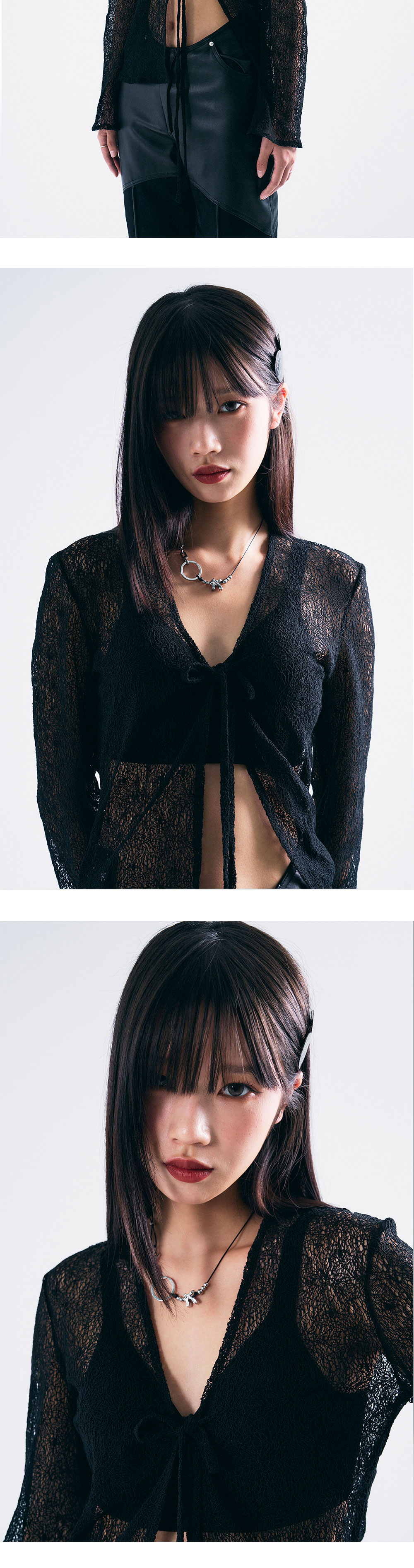 센티멍 넘버 414 리본 볼 네크리스 | SENTIMENTS | KREAM