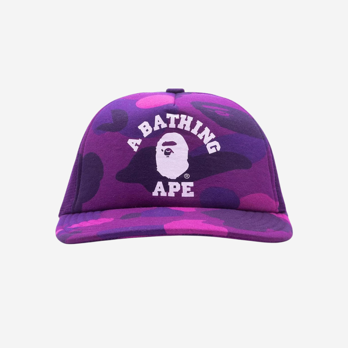 베이프 컬러 카모 컬리지 메쉬캡 퍼플 | BAPE | KREAM