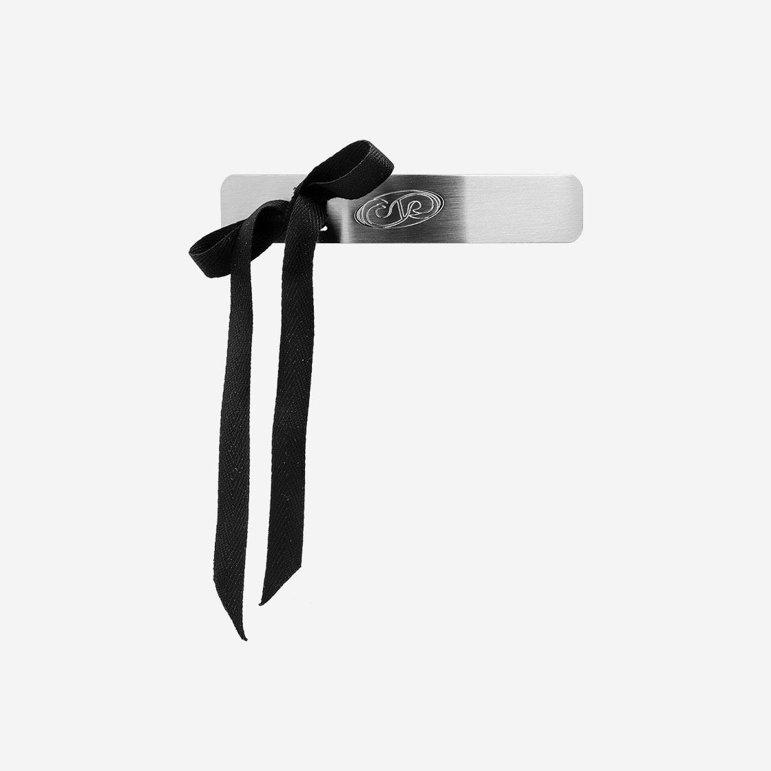 센티멍 넘버 440 리본 매듭 엑스라이 헤어핀 실버 | SENTIMENTS | KREAM