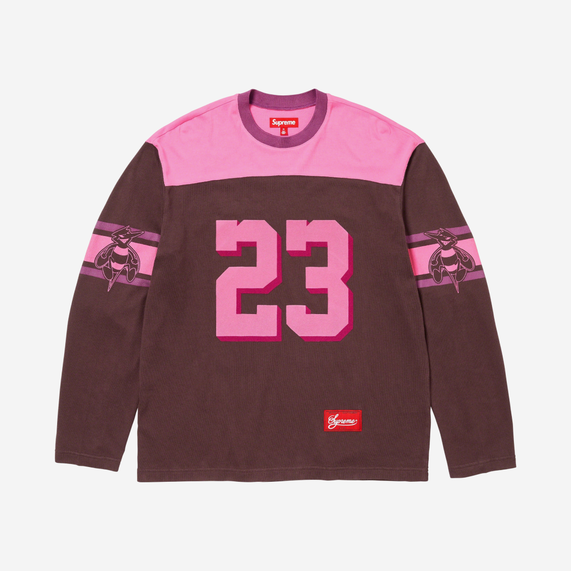 슈프림 범블비 롱슬리브 풋볼 탑 브라운 - 23FW | Supreme | KREAM