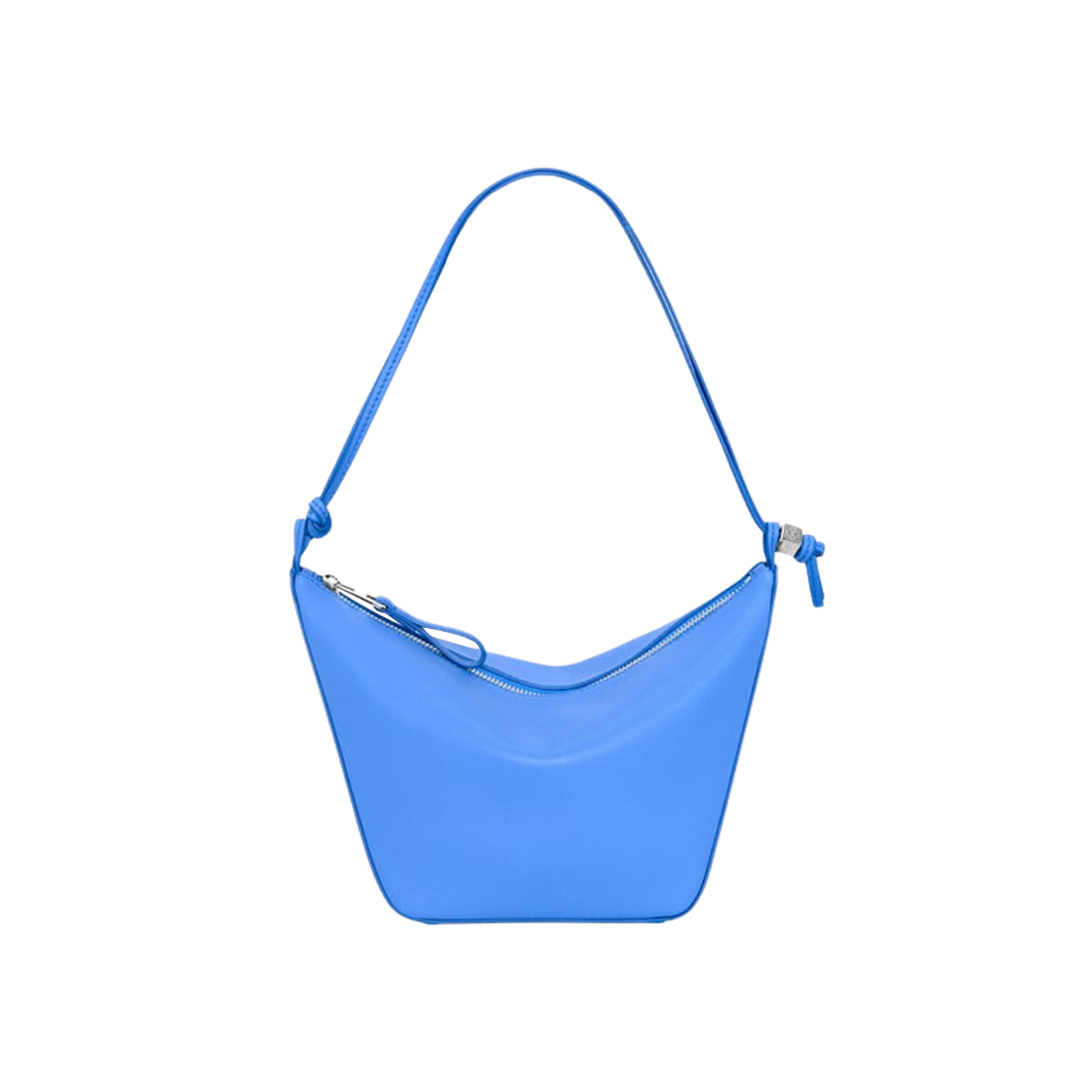 로에베 미니 해먹 호보 백 인 클래식 카프스킨 씨사이드 블루 Loewe Kream