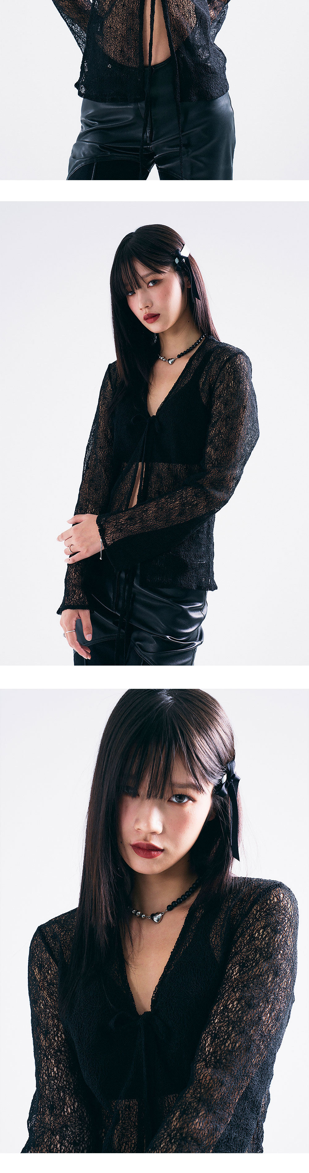 센티멍 넘버 432 네크리스 블랙 | SENTIMENTS | KREAM