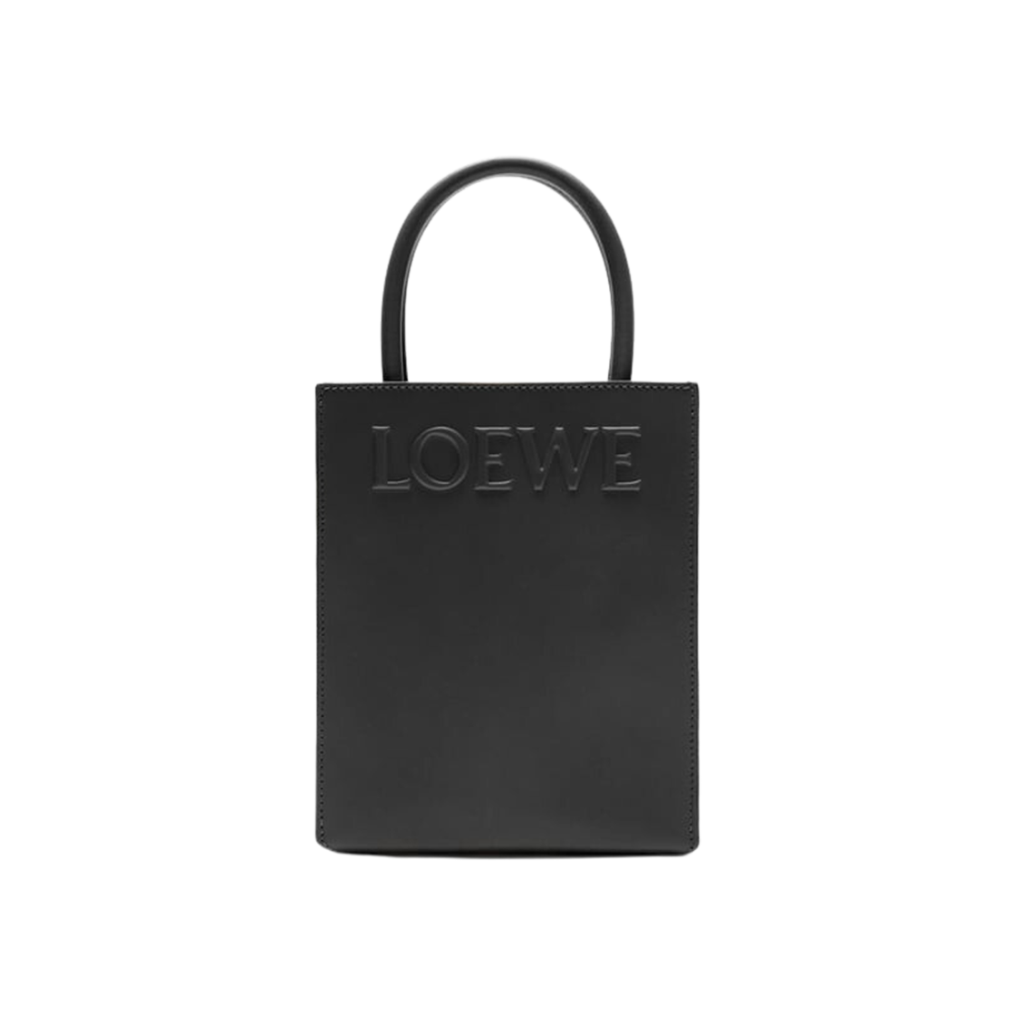 로에베 스탠다드 A5 토트 인 슬릭 카프스킨 블랙 | Loewe | KREAM