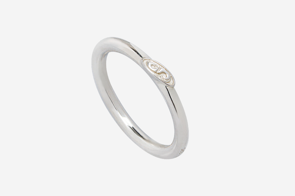 센티멍 넘버 388 로고 링 925 실버 | SENTIMENTS | KREAM