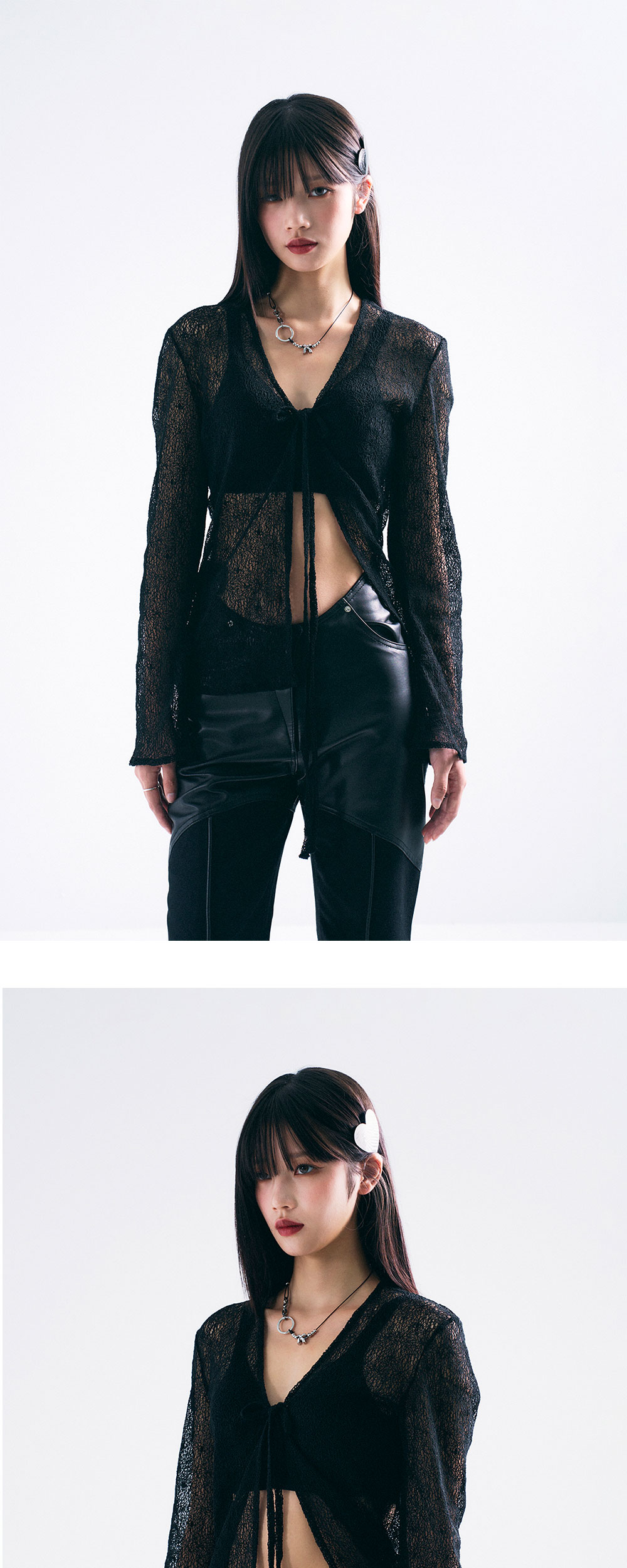 센티멍 넘버 414 리본 볼 네크리스 | SENTIMENTS | KREAM