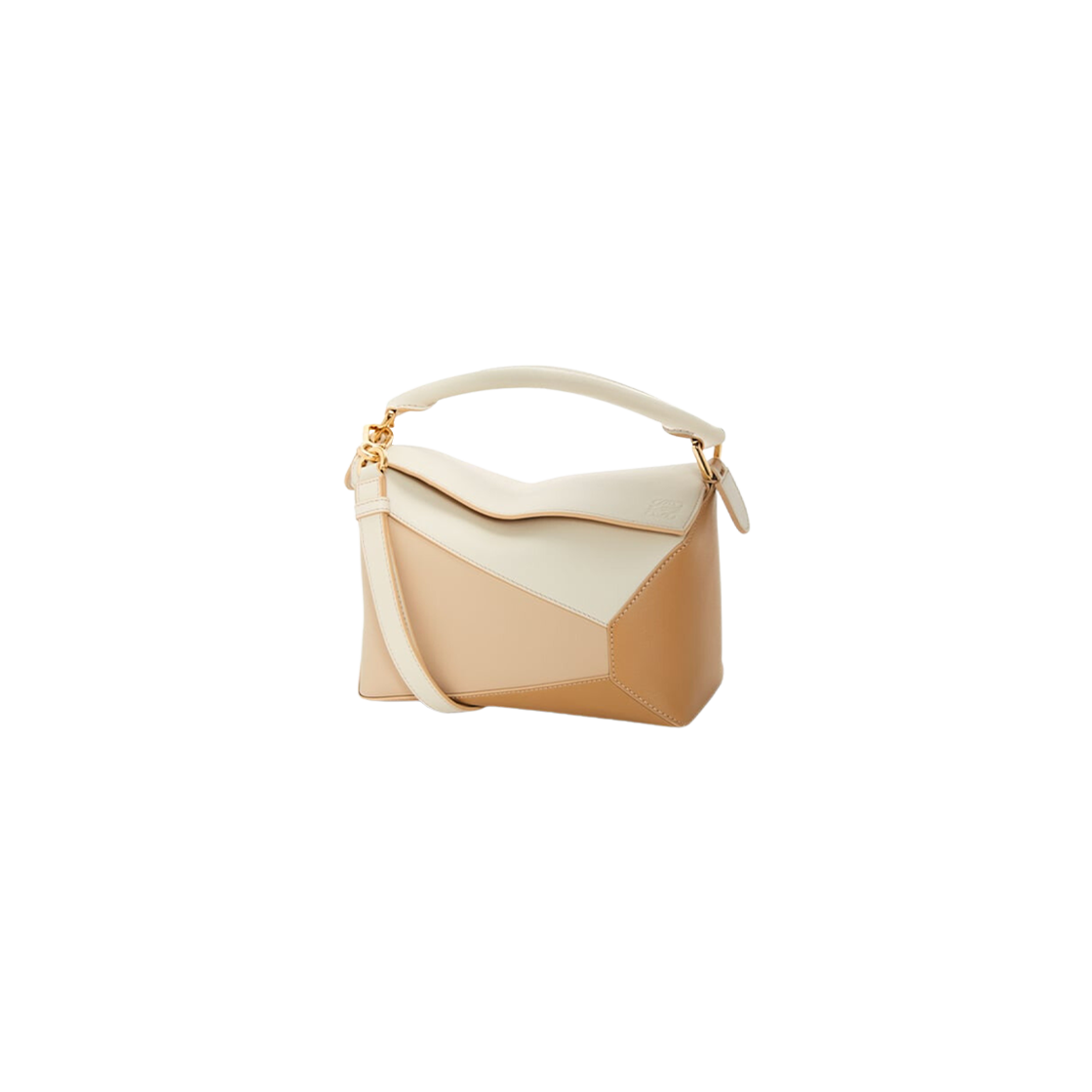 로에베 스몰 퍼즐 백 인 클래식 카프스킨 앙고라 더스티 베이지 골드 Loewe Kream