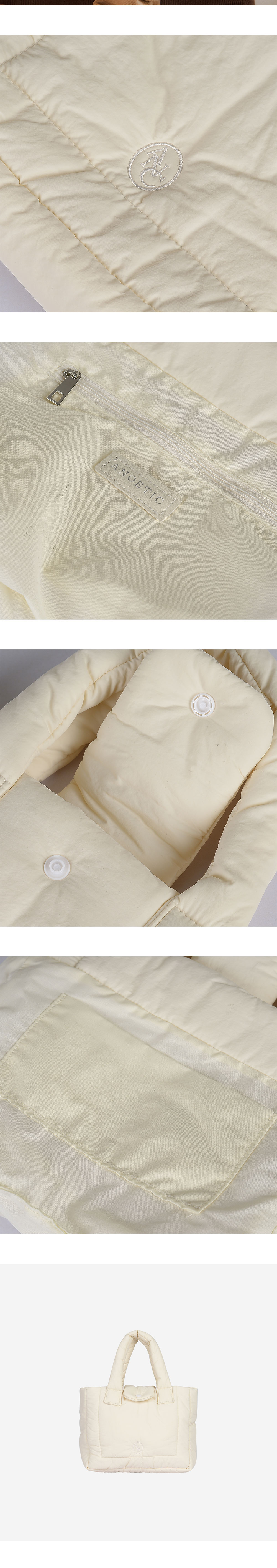 아노에틱 ANC 패딩 토트 백 아이보리 | ANOETIC | KREAM