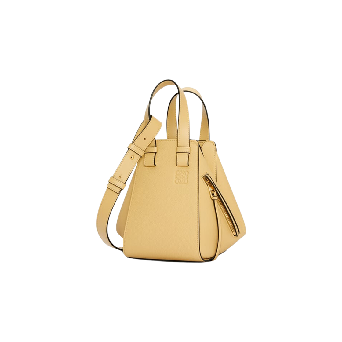 로에베 컴팩트 해먹 백 인 소프트 그레인드 카프스킨 다크 버터 Loewe Kream