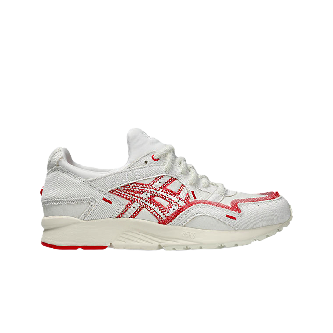 아식스 x 키르시 젤 라이트 5 크림 파이어리 레드 | Asics | KREAM