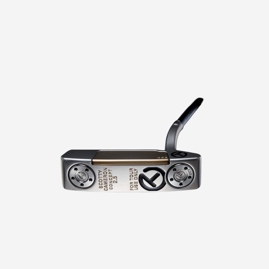 타이틀리스트 스카티 카메론 써클티 컨셉 25 투어 프로토타입 더블 크로매틱 Gss 인레이 스틱 피규어 써클티 헤드커버 포 투어 유즈 온리 피스톨리니 그립 퍼터 34인치