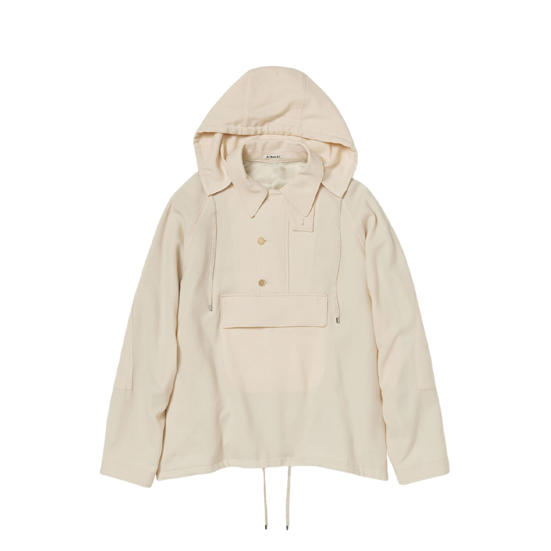 오라리 에어리 울 비엘라 P/O 아노락 아이보리 화이트 | Auralee | KREAM