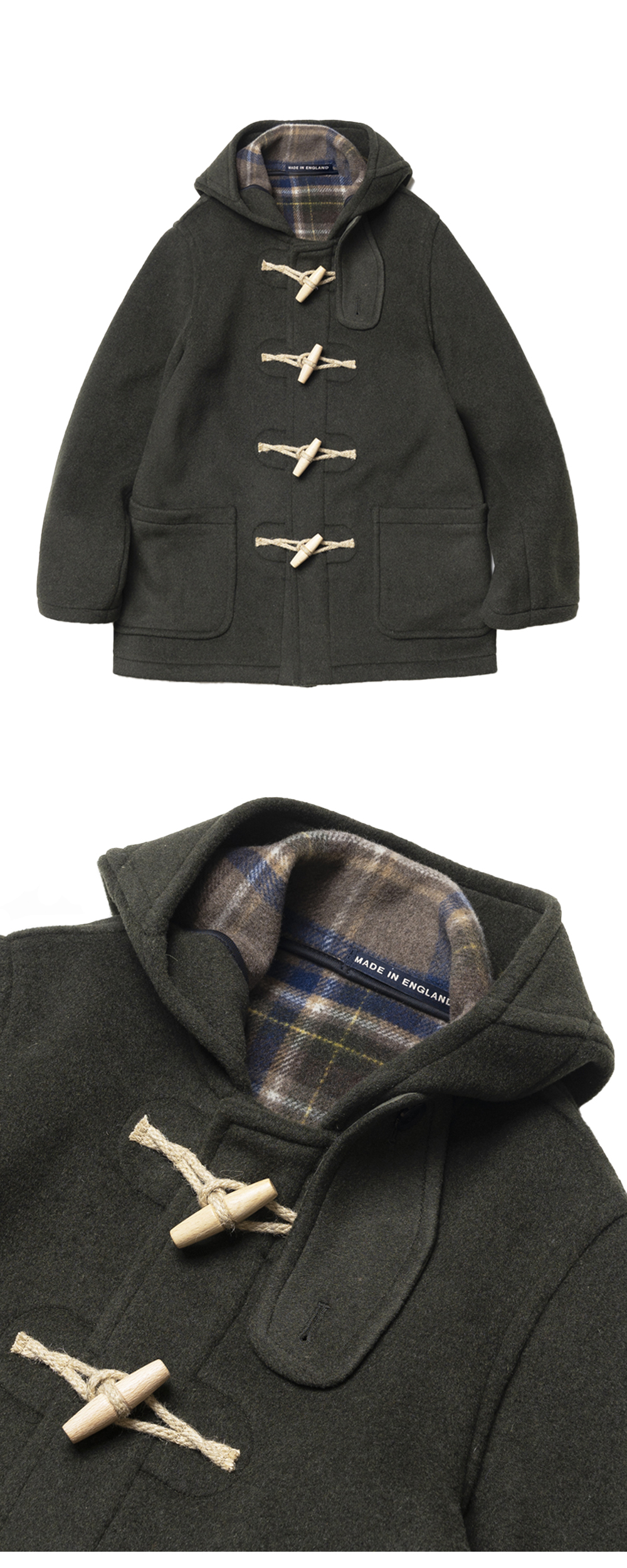 런던 트레디션 마틴 SLM NYNF 더플 코트 시위드 176 | London Tradition | KREAM