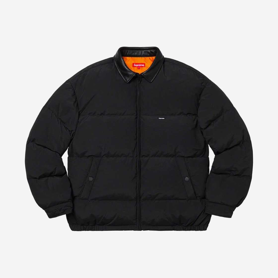 슈프림 레더 칼라 퍼피 자켓 블랙 - 19FW | Supreme | KREAM