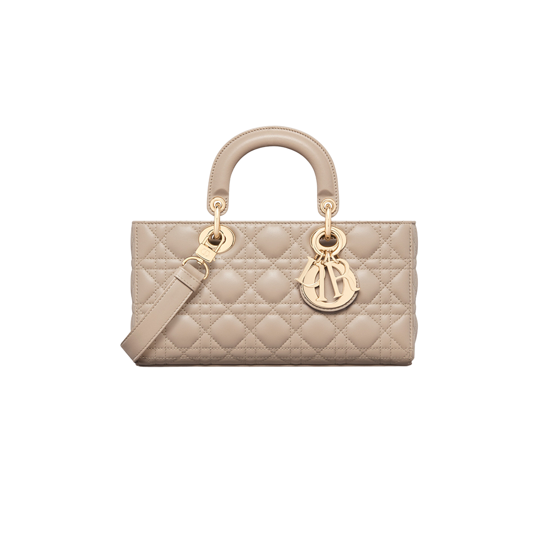 디올 미디움 레이디 디조이 백 파우더 베이지 | Dior | KREAM