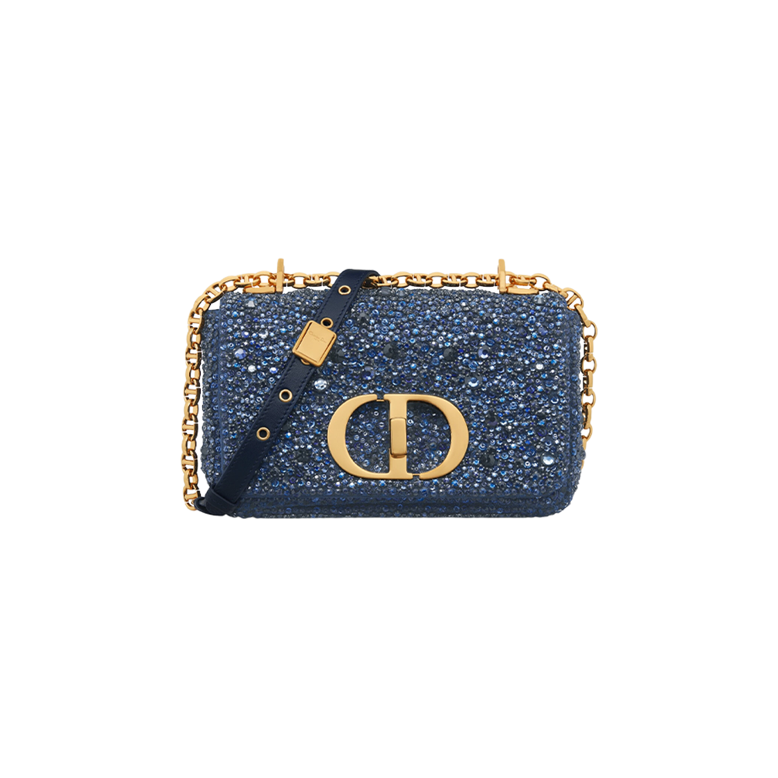 디올 스몰 카로 백 블루 스트라스 사틴 | Dior | KREAM