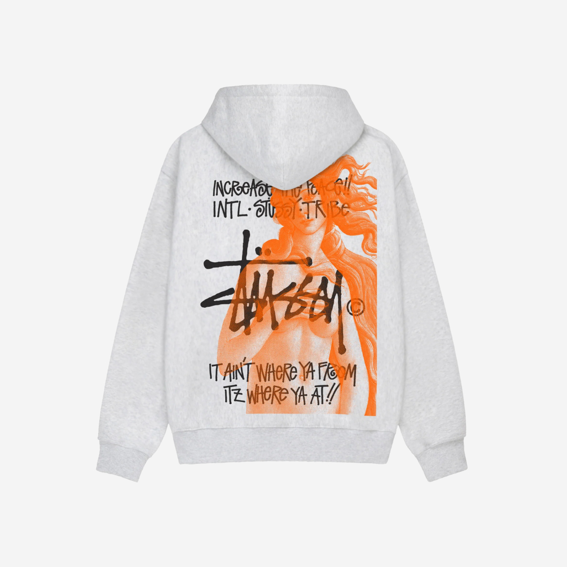 스투시 이스트 비너스 후드 집업 애쉬 헤더 | Stussy | KREAM