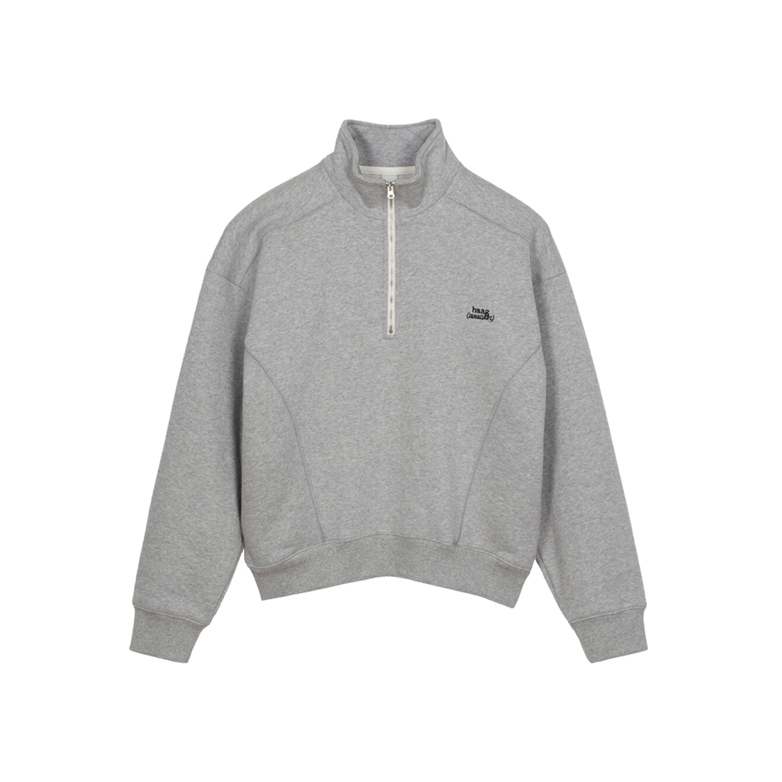 (W) 헤이그 어 집업 스웨트셔츠 그레이 | Haag | KREAM