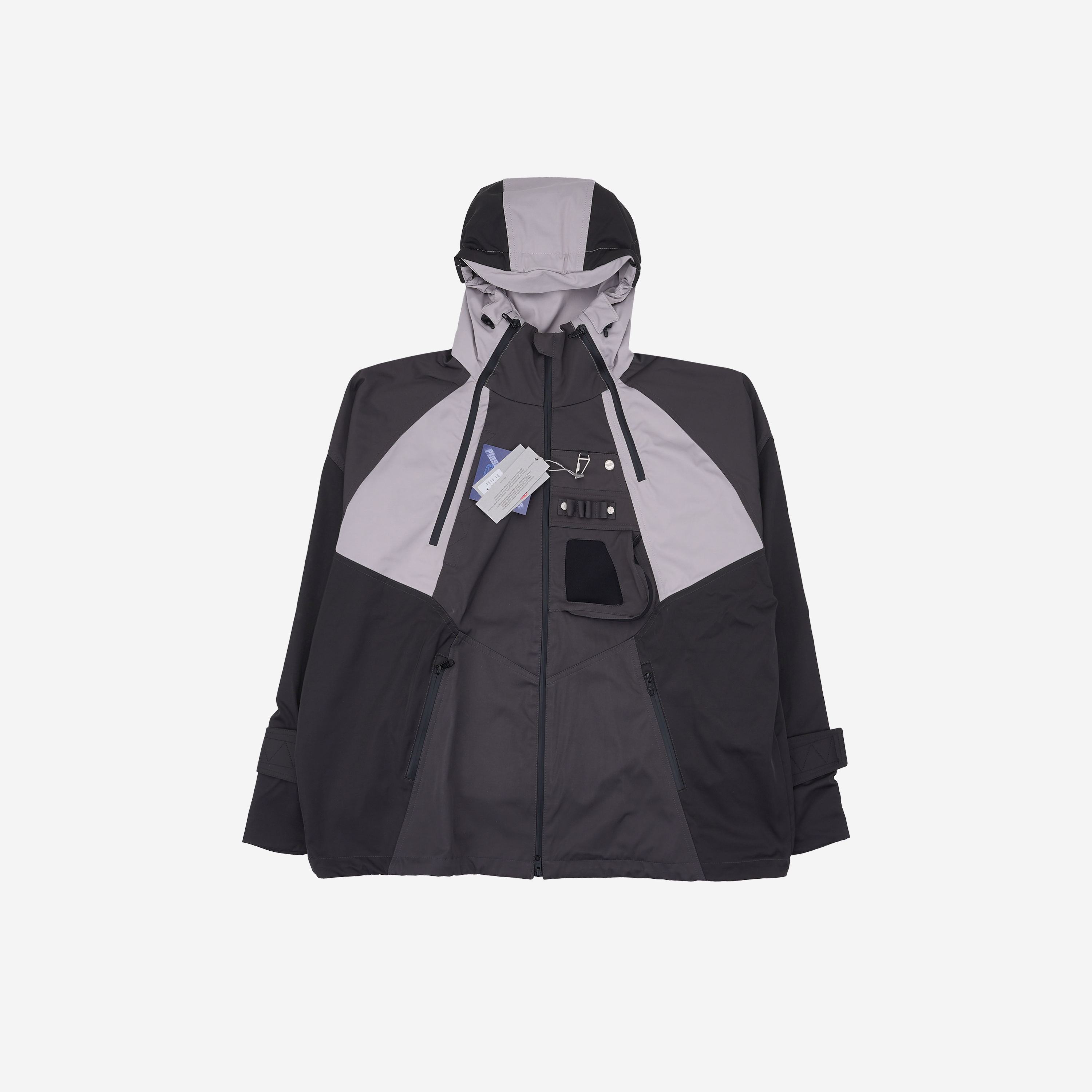 언더마이카 카메 멀티 지퍼 터틀 쉘 파카 드리프트우드 - 22FW | KREAM