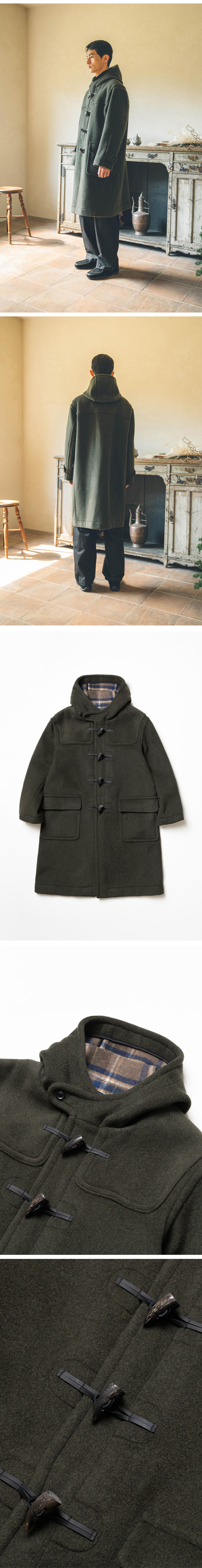 런던 트레디션 밀포드 맨즈 오버사이즈 더플 코트 시위드 176 | London Tradition | KREAM