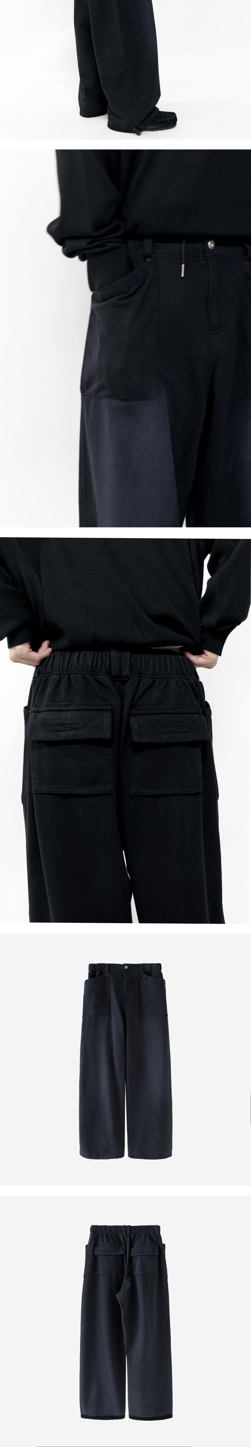 폴리테루 x 노매뉴얼 페이디드 퍼티그 스웻 블랙 | Polyteru | KREAM