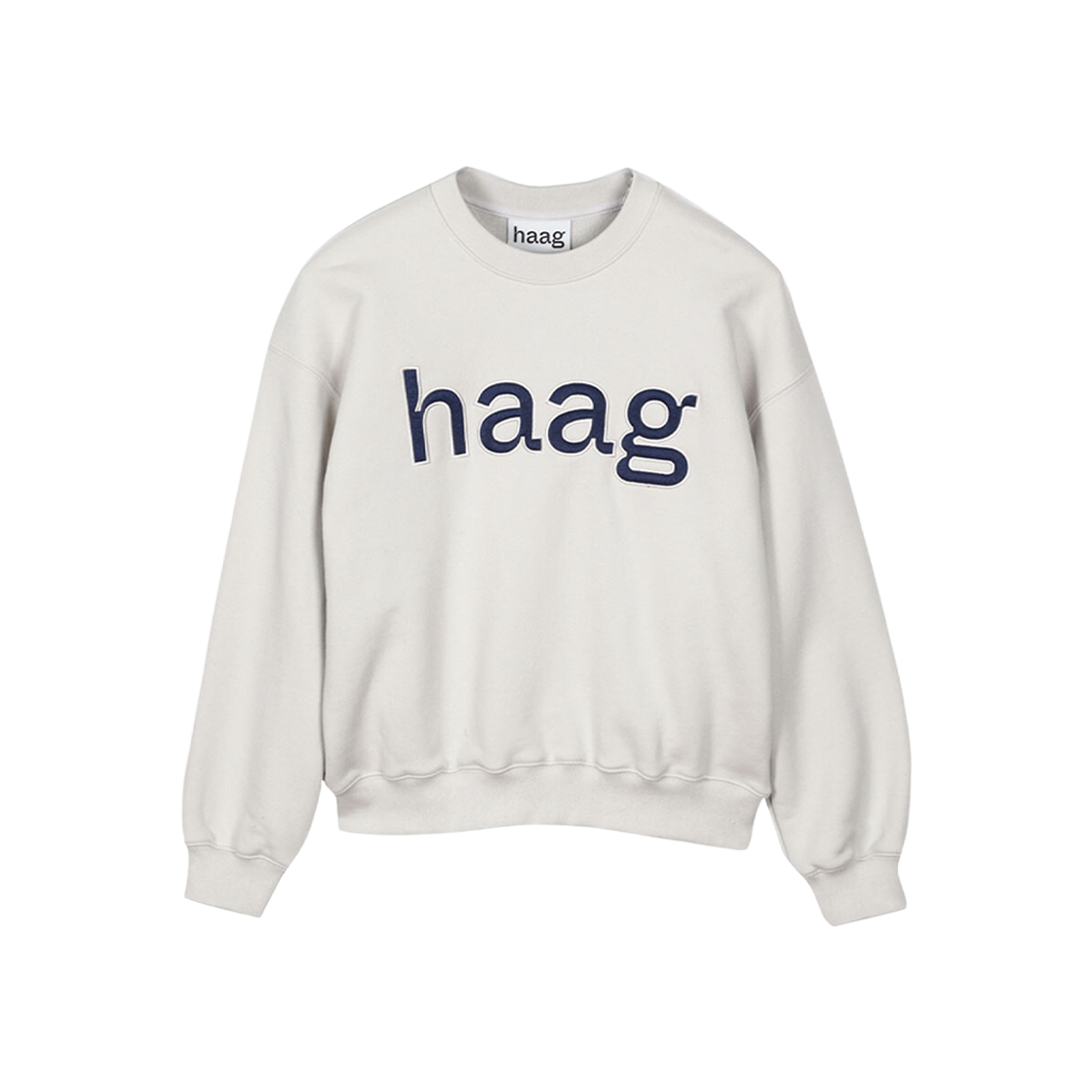 (W) 헤이그 어 벌스데이 스웨트셔츠 라이트 그레이 | Haag | KREAM