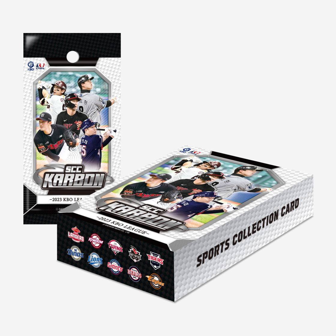 SCC 2023 한국 프로야구 카본 트레이딩 카드 박스 세트 - 10팩(1 박스) | SCC | KREAM