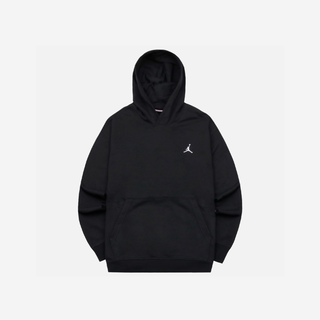 Jordan Essentials Loopback Fleece Pullover Hoodie Black Asia