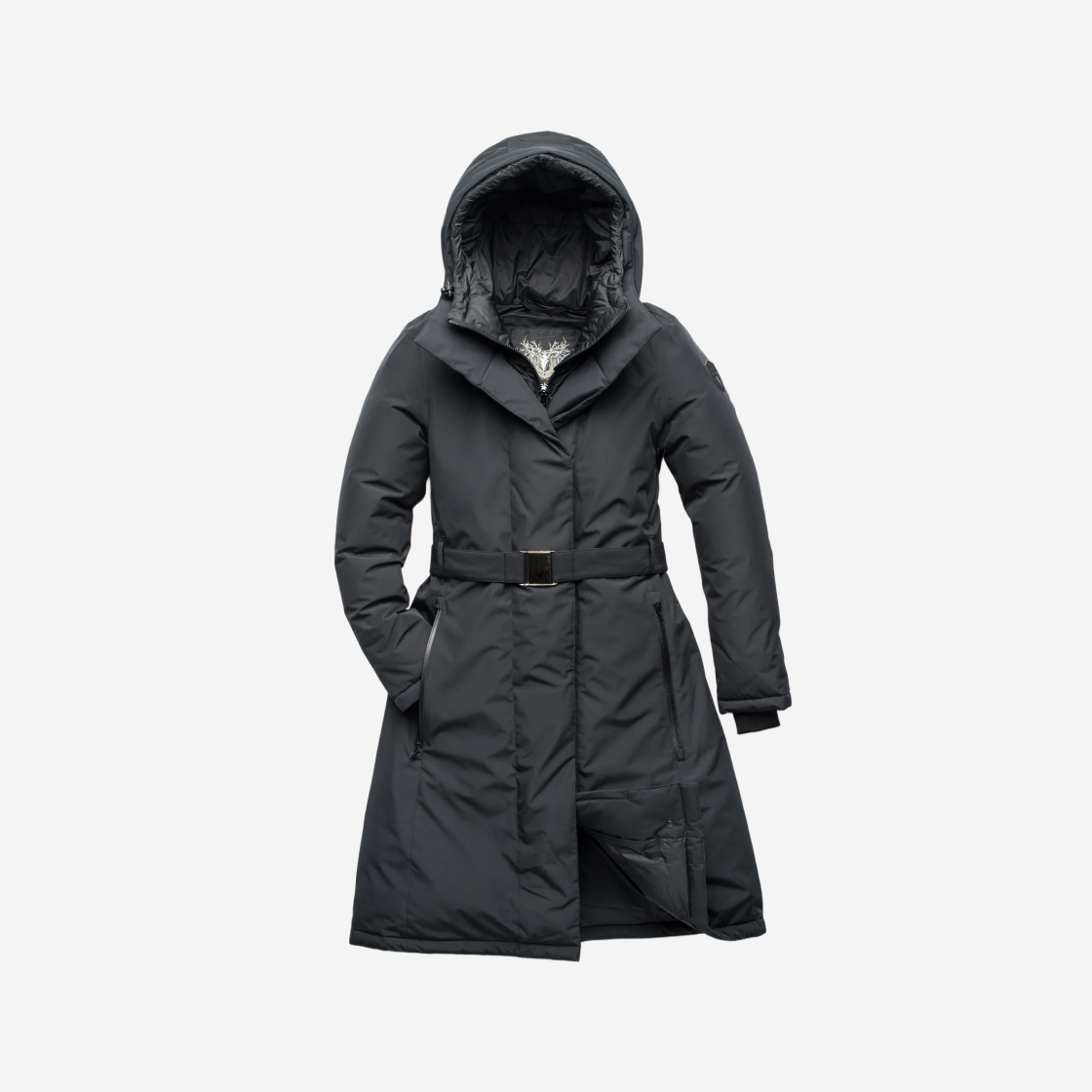 (W) 노비스 라라 벨티드 파카 블랙 | Nobis | KREAM