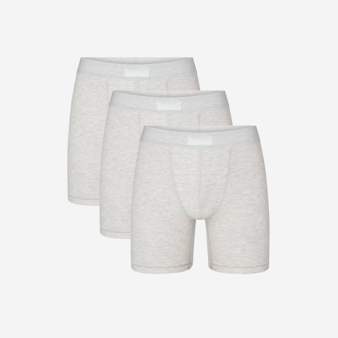 스킴스 코튼 5 박서 브리프 3팩 라이트 헤더 그레이 | Skims | KREAM