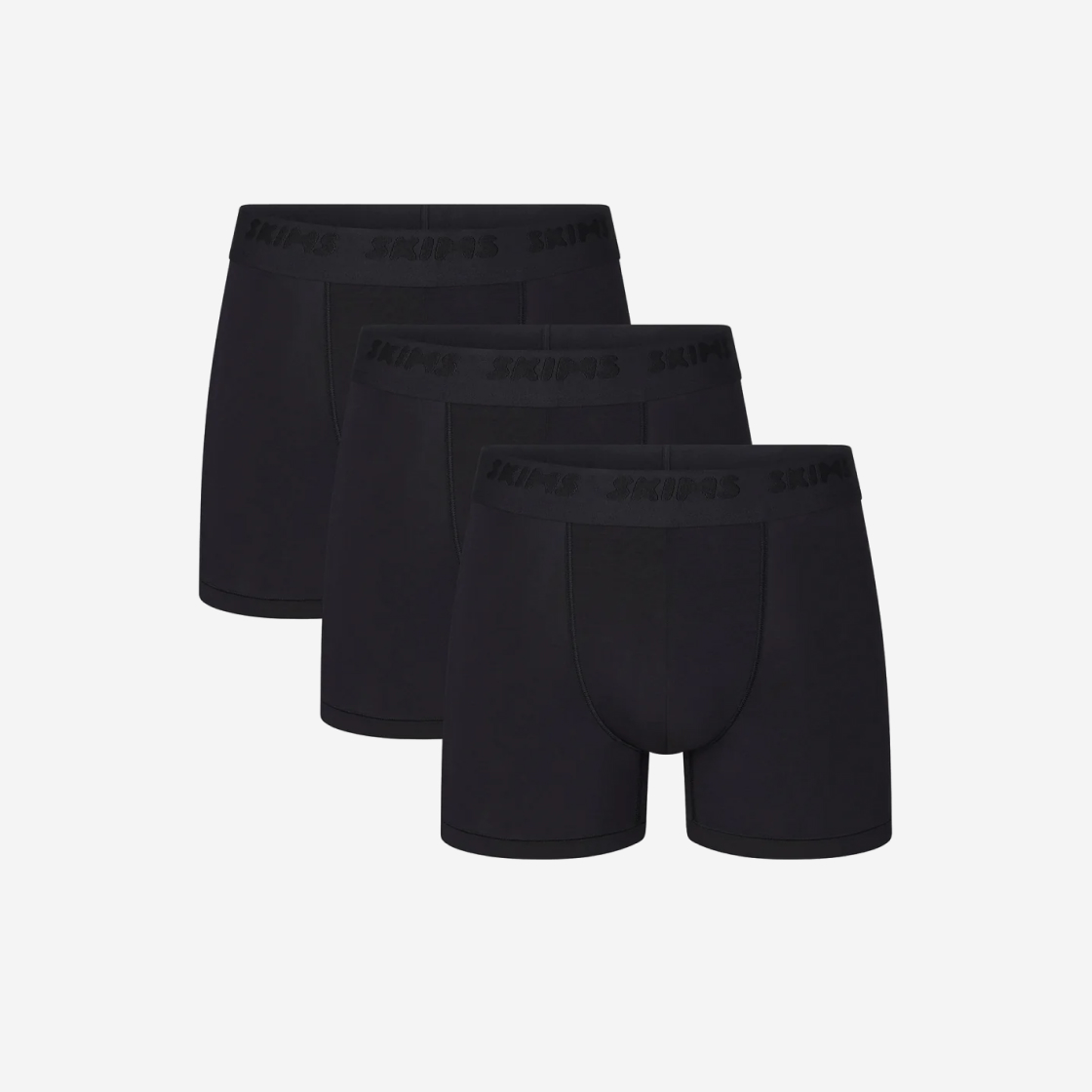 스킴스 스트레치 3 박서 브리프 3팩 옵시디언 | Skims | KREAM