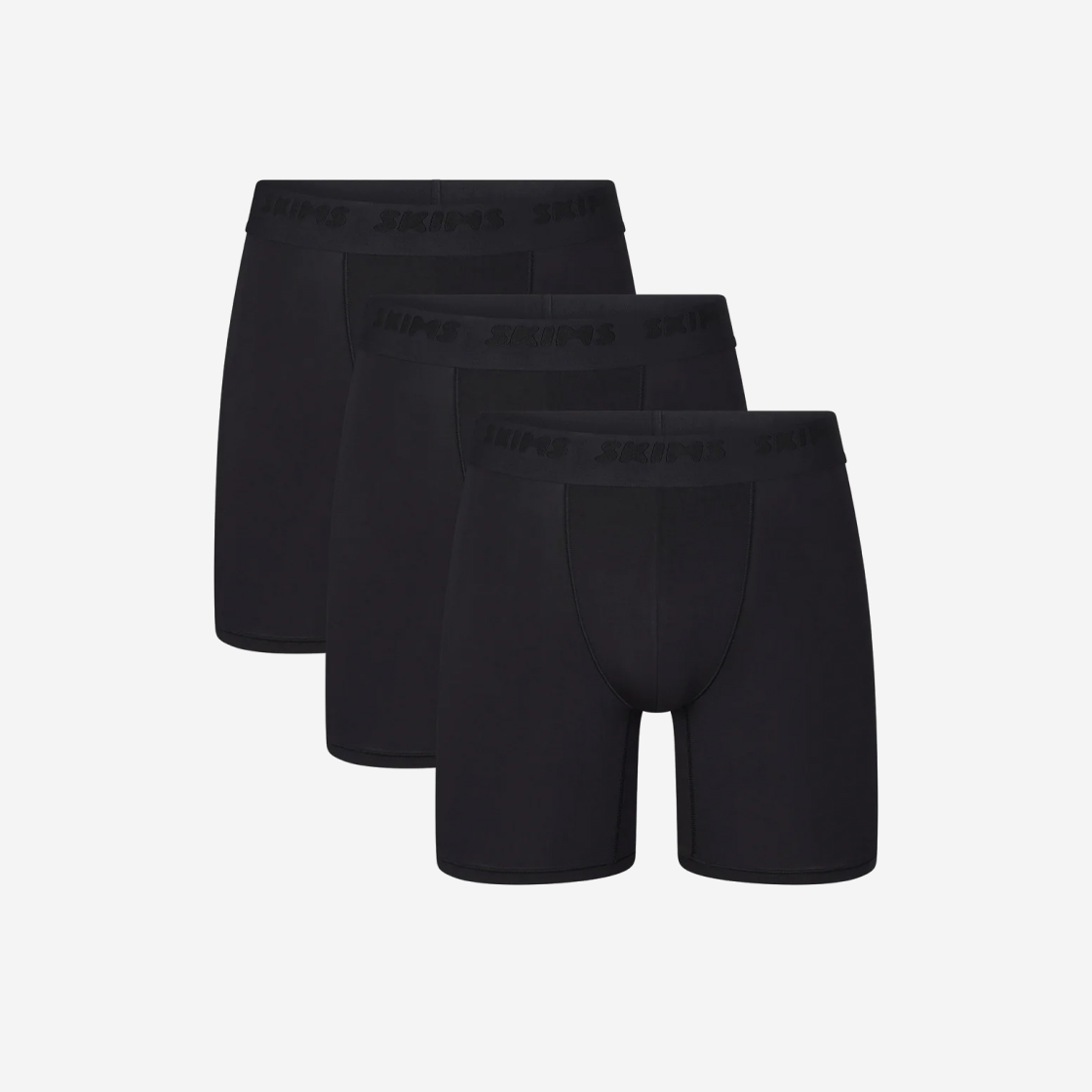 스킴스 스트레치 5 박서 브리프 3팩 옵시디언 | Skims | KREAM