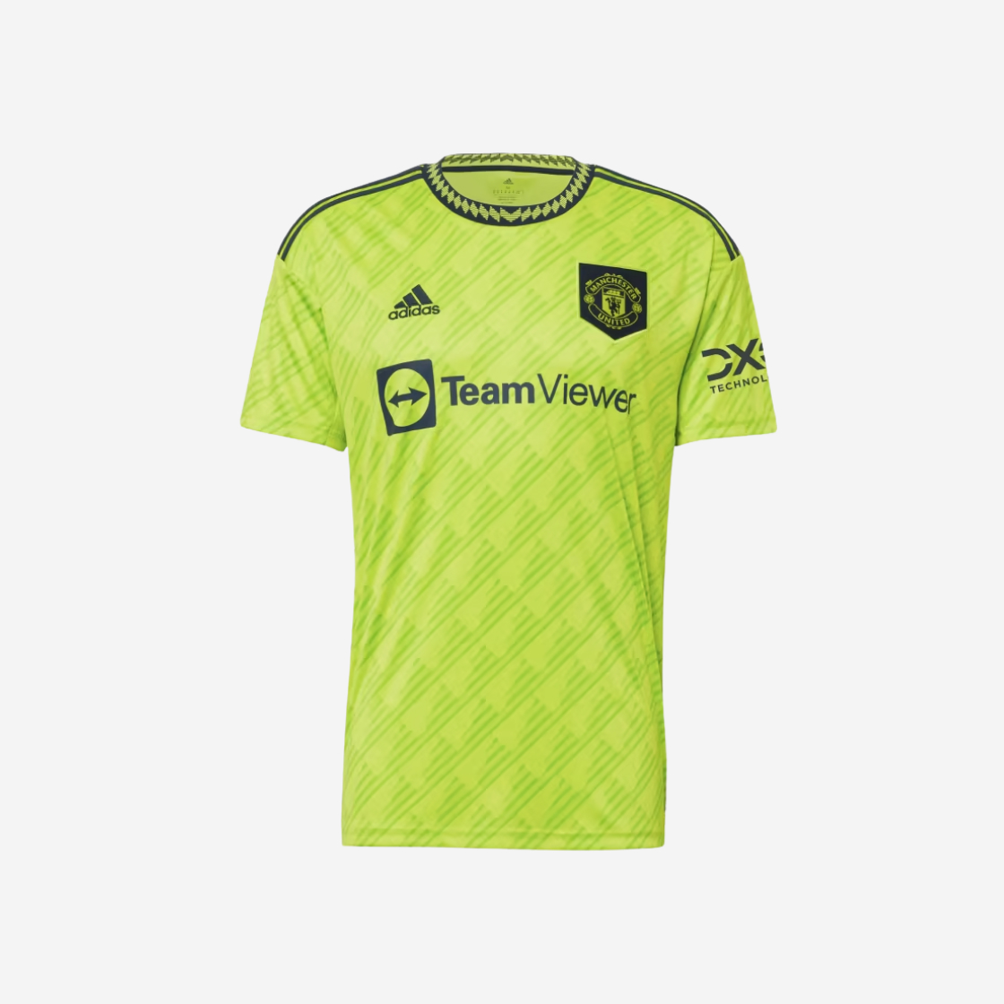 아디다스 맨체스터 유나이티드 2022/23 3rd 저지 세미 솔라 슬라임 - US 사이즈 (논 마킹 버전) | Adidas ...