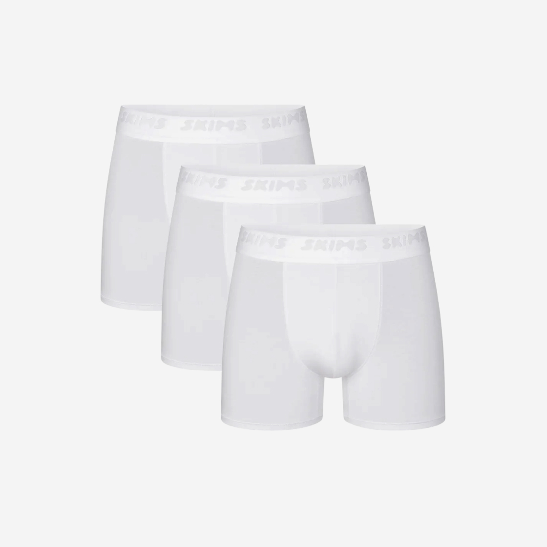스킴스 스트레치 3 박서 브리프 3팩 초크 | Skims | KREAM