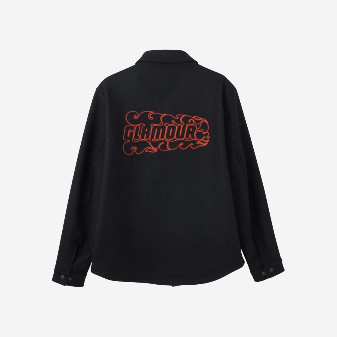 히스테릭 글래머 파이어 로고 자수 Cpo 자켓 블랙 Hysteric Glamour Kream
